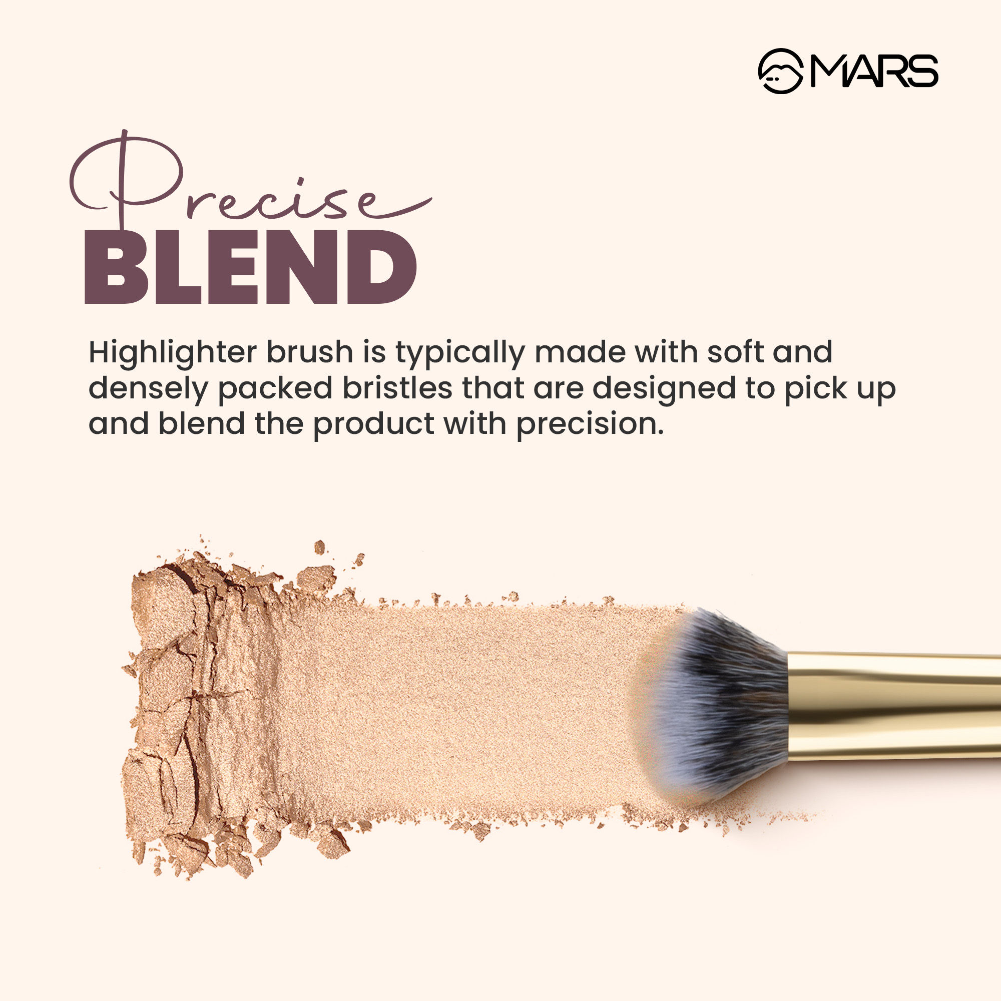 Mars Dense Highlighter Brush – Lavieto