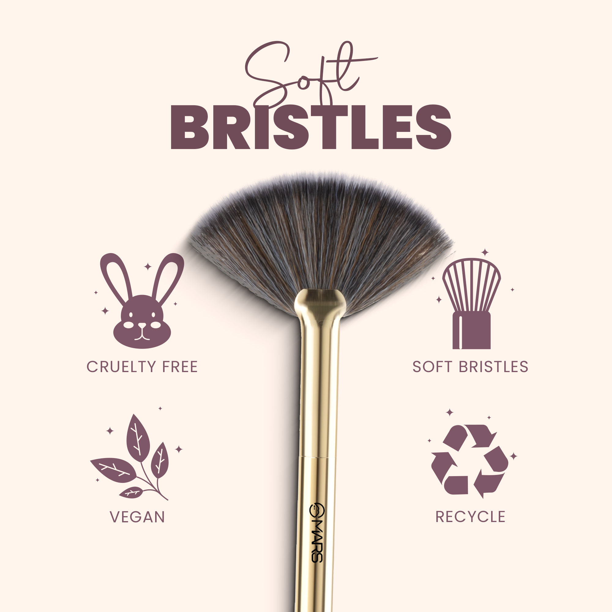 Mars Professional Fan Highlighting Brush – Lavieto